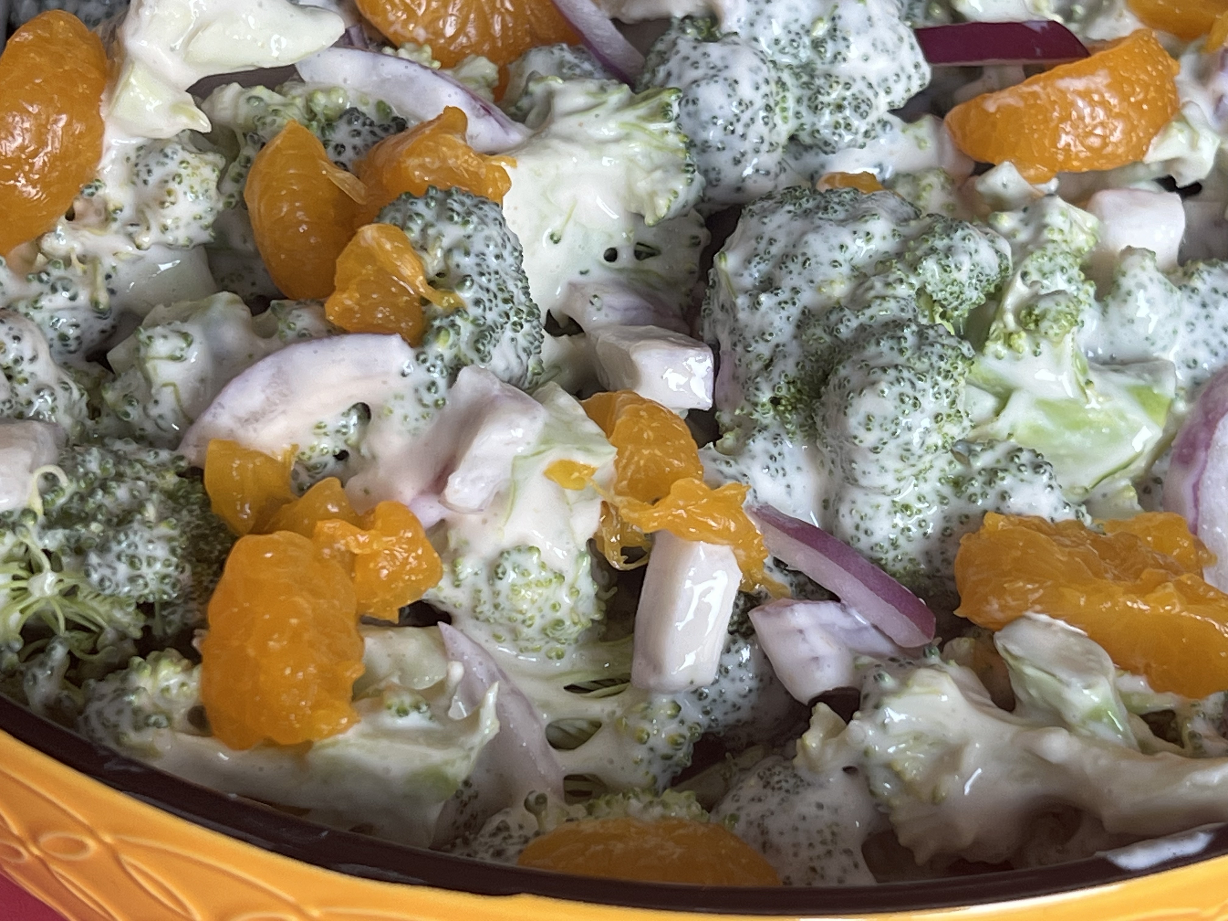 Broccoli Mandarin High Protein Salad – Good Food & Good Times