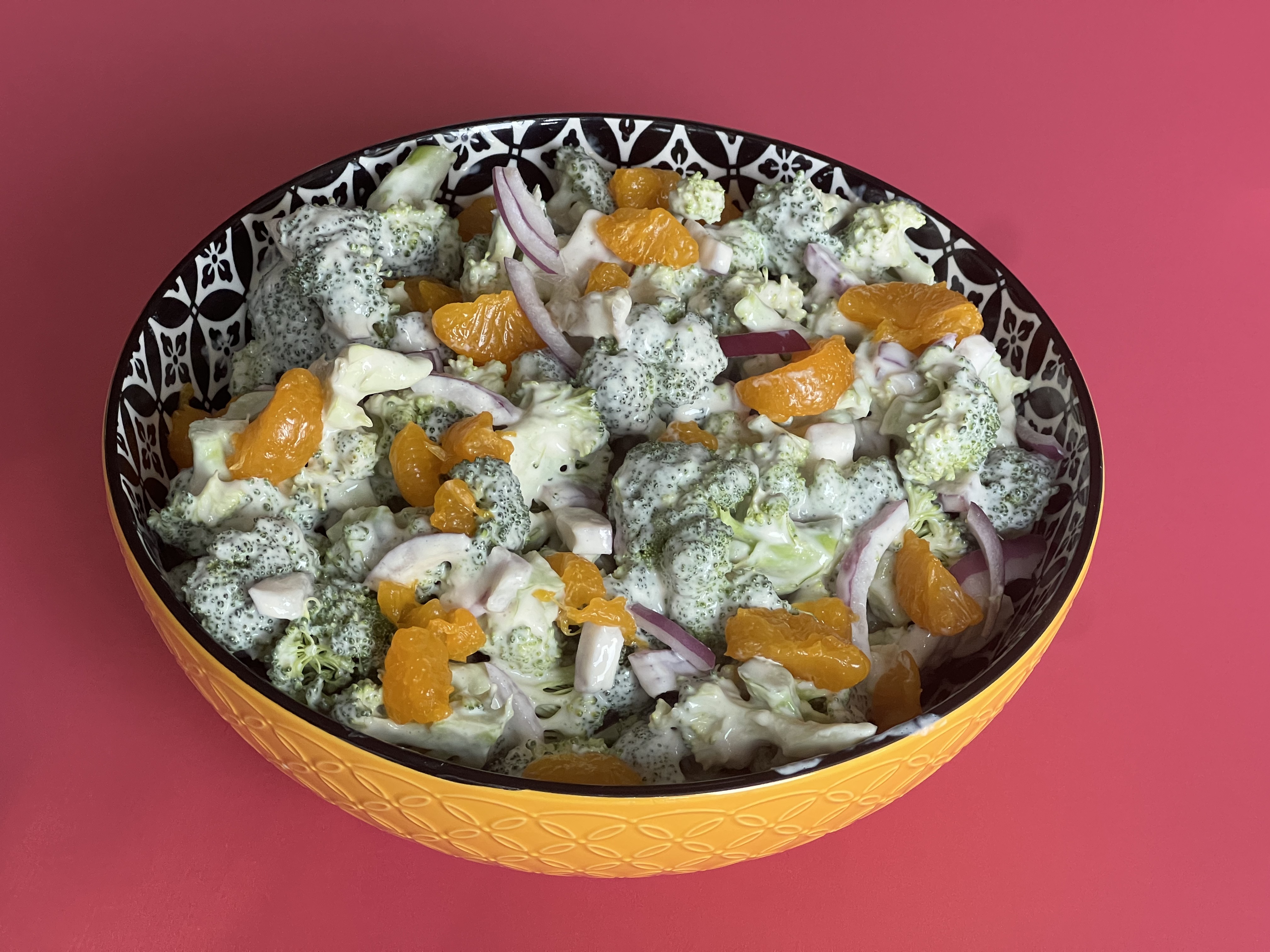 Broccoli Mandarin High Protein Salad – Good Food & Good Times